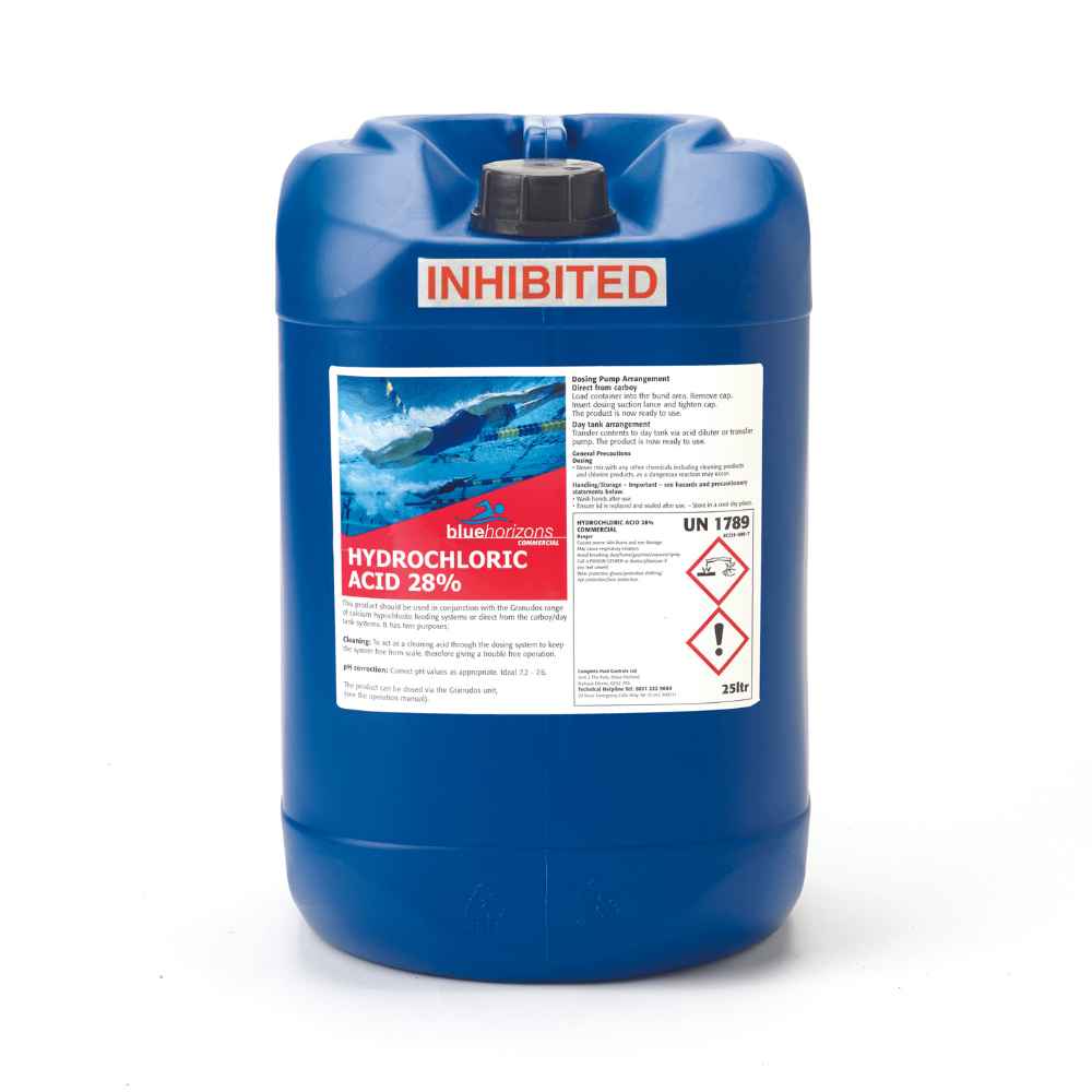 Hydrochloric Acid 28% - 25 Litre | Hot Tubs & Swim Spas Scotland I ...