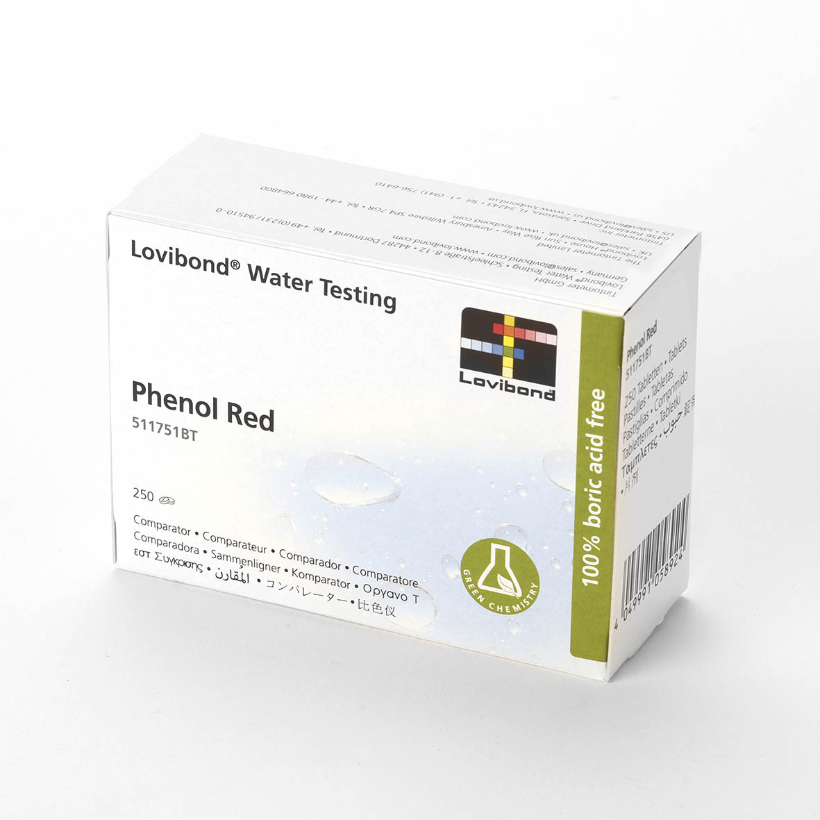 Swimming Pool Lovibond Phenol Red Comparator Test Tablets – 250